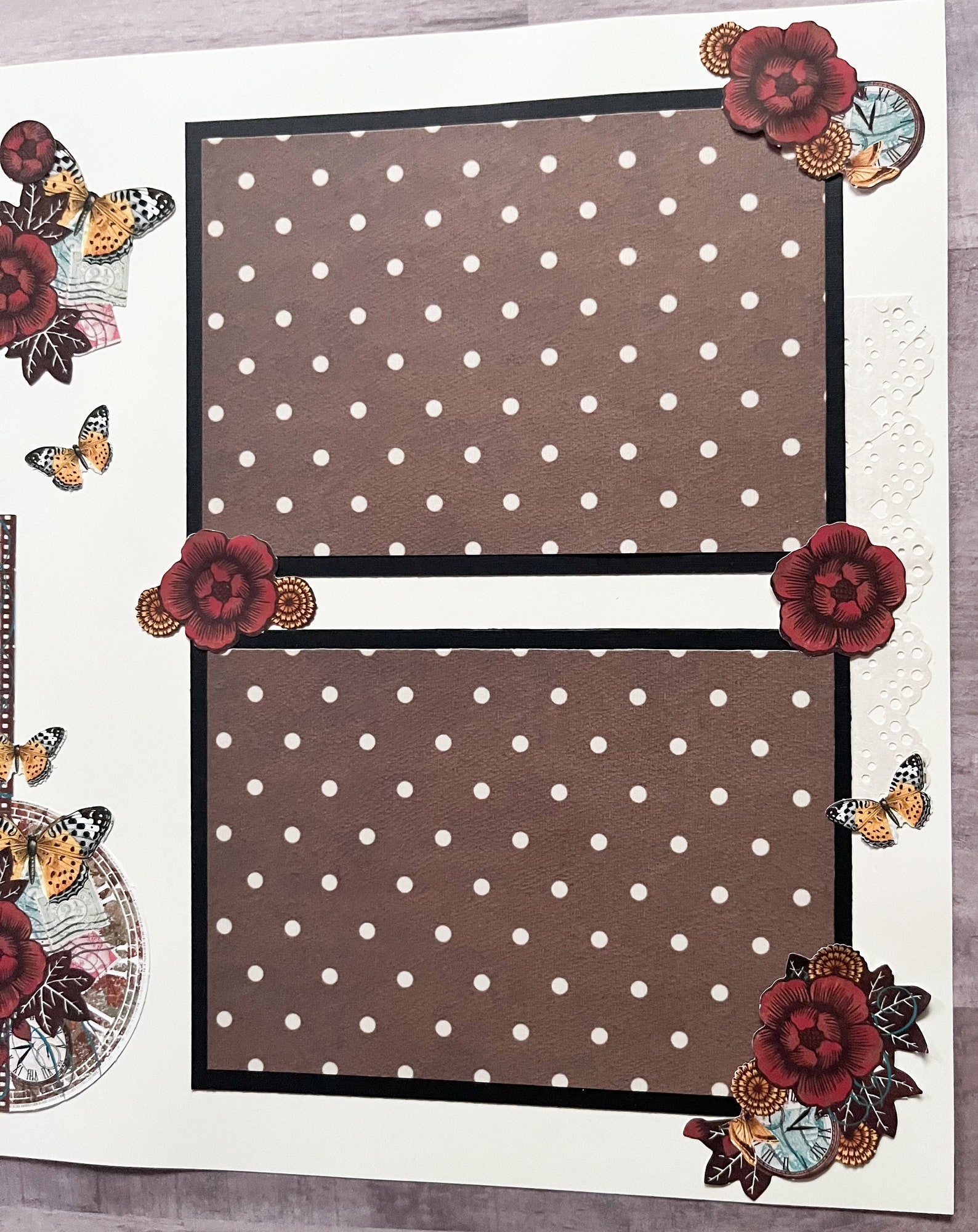 12 by 12 Family Scrapbook Layouts - Premade Family Scrapbook Pages ...