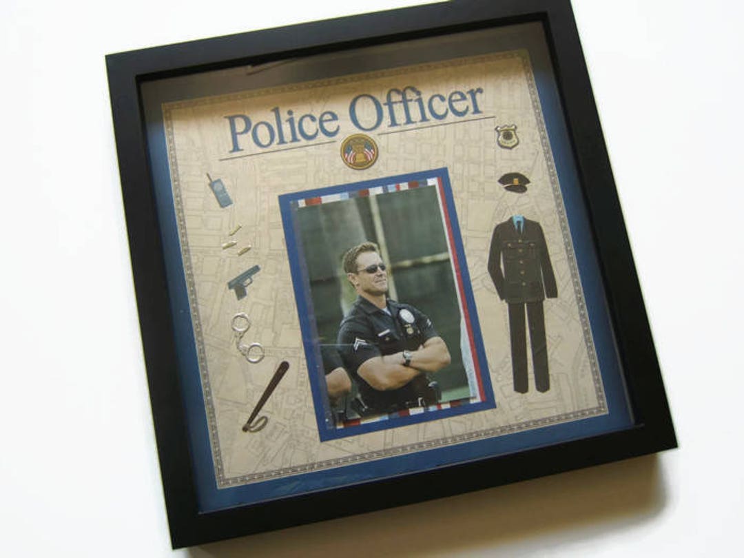 Police Gift Idea - Father’s Day Gift - Policeman Scrapbook Page ...