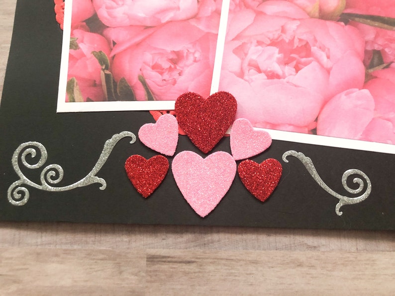 Valentine's Pages Valentine's Day Layout Valentine | Etsy