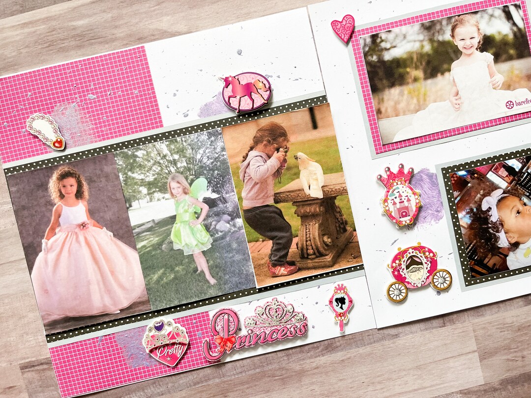 Princess Scrapbook Layout - Girl Scrapbook Pages - Girl Layouts - 12 by ...
