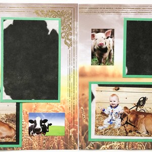 Farm Pages Premade Farm Scrapbook Pages Farm Scrapbook Layouts Farm ...