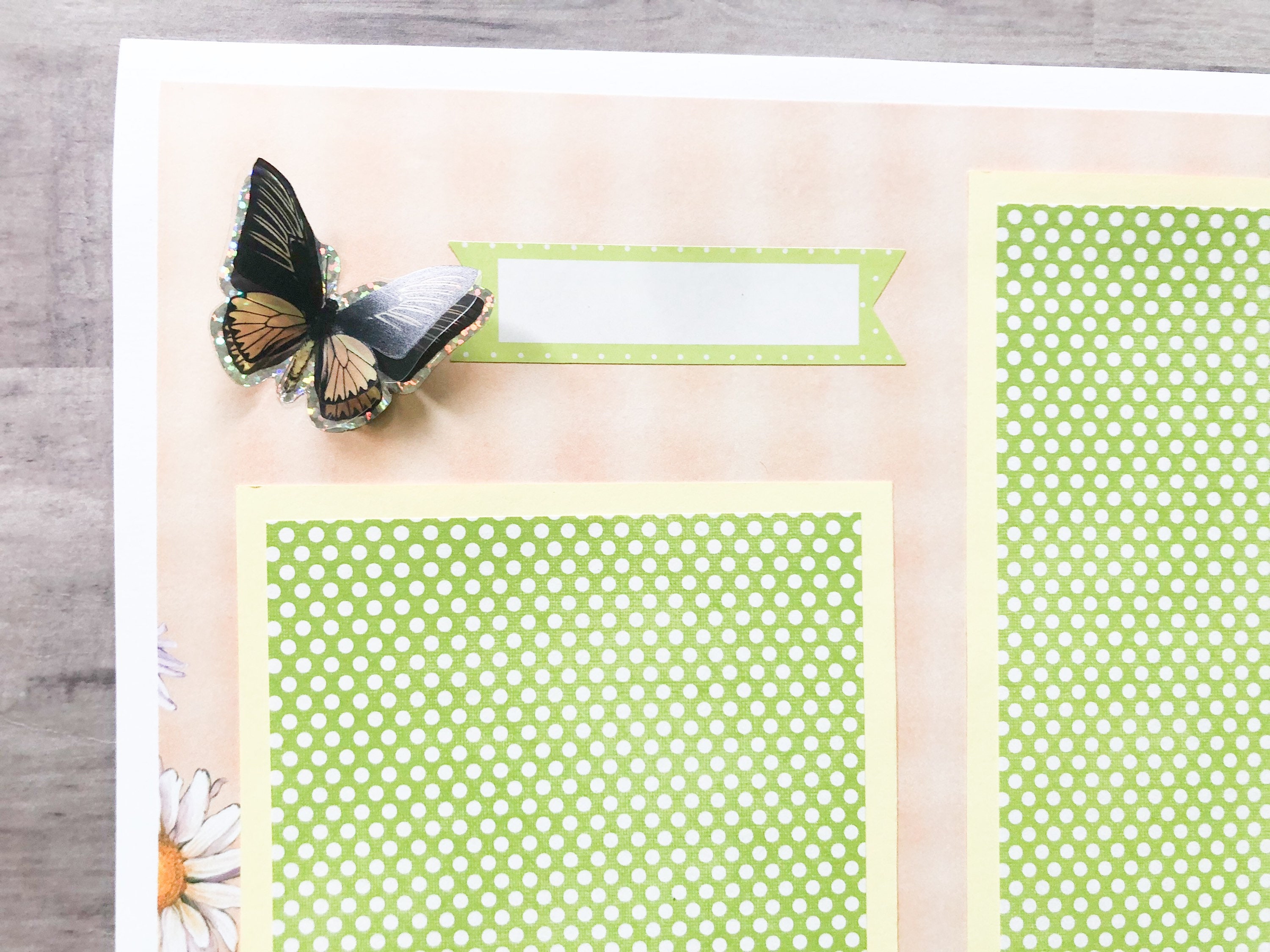 Butterfly Scrapbook Layouts 12 by 12 Family Scrapbook Pages - Etsy