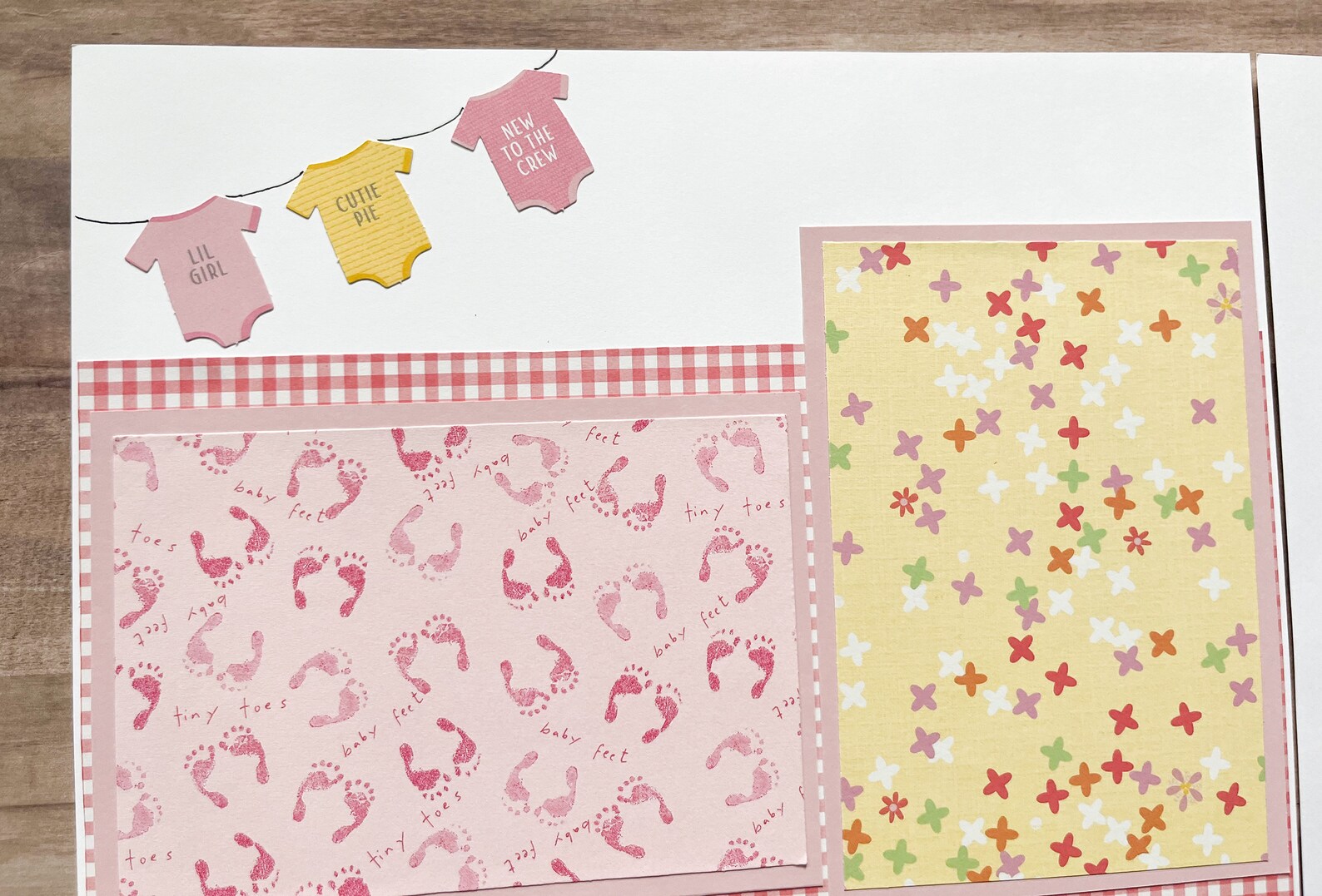 Baby Girl Scrapbook Layout Baby Girl Scrapbook Pages Baby Girl Pages 12 ...