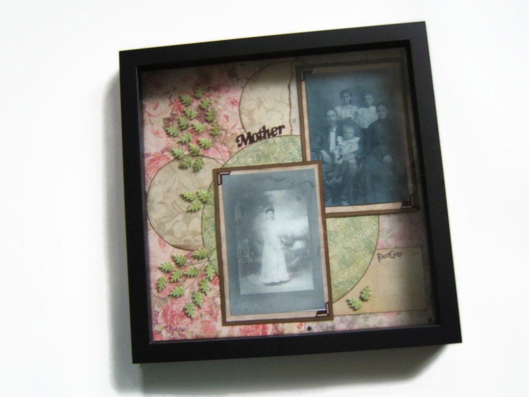 Mother Shadow Box Layout - Mom Birthday Gift - 12 by 12 Mom Layouts ...