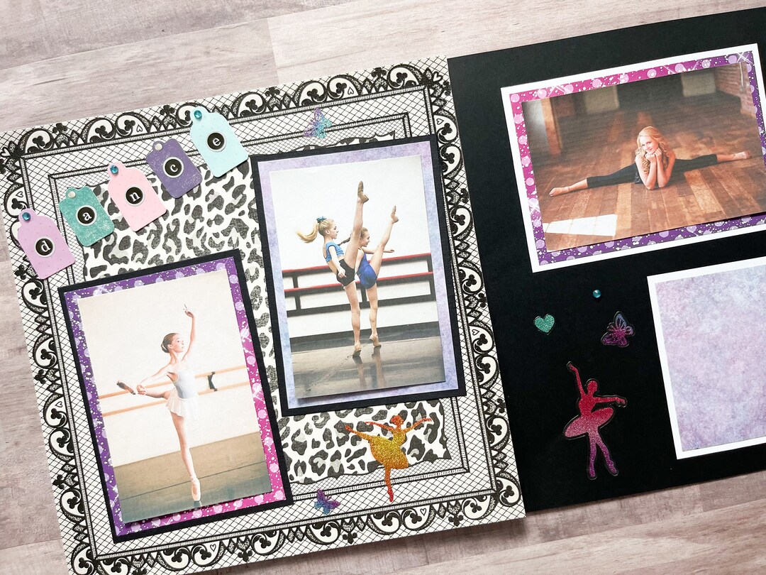 Dance Pages - Dance Mom - Dance Scrapbook Pages - Dance Layout - Dance ...