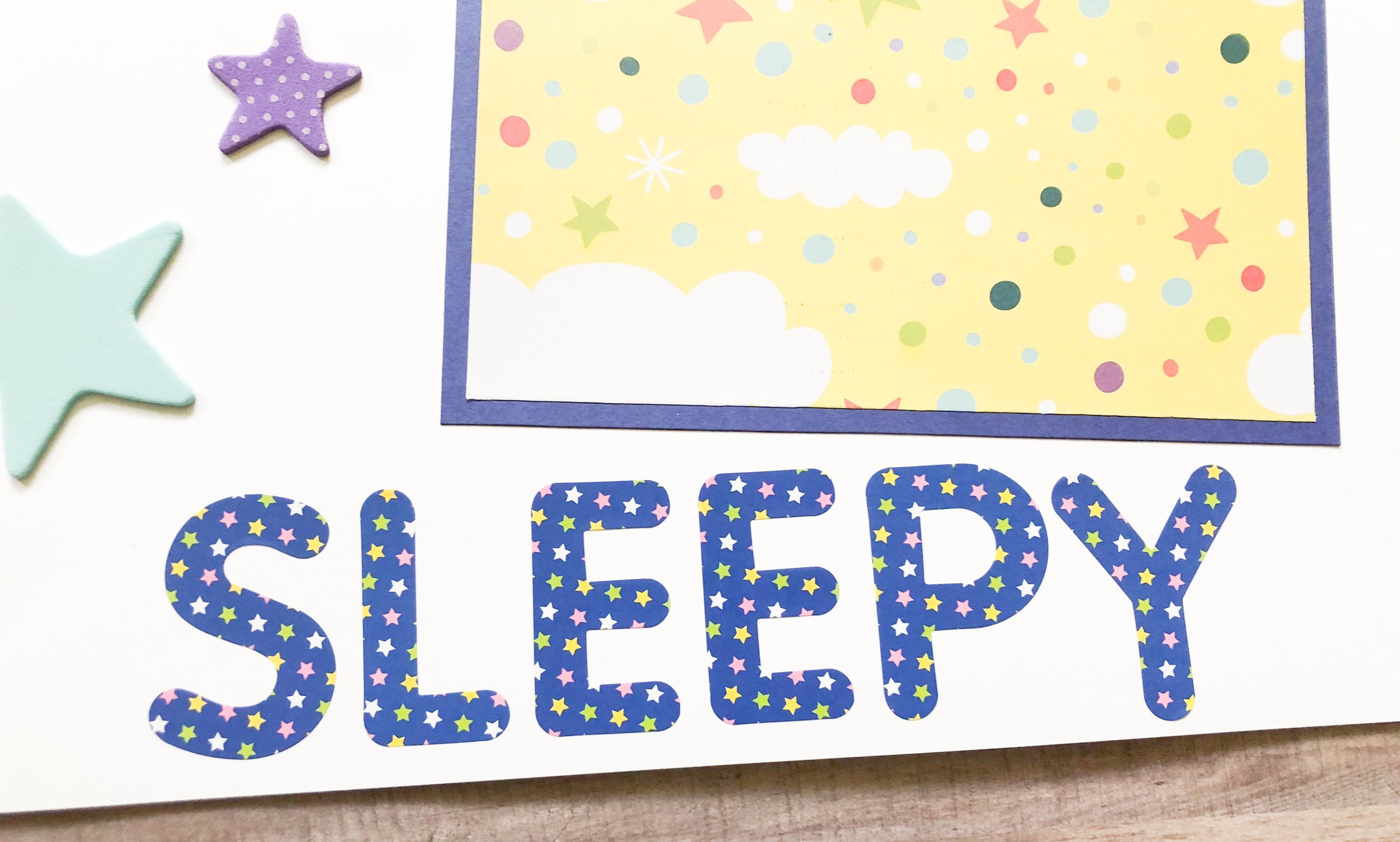 Baby Scrapbook Layouts Sleepy Baby Scrapbook Pages Sleepy - Etsy