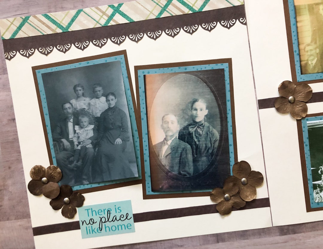 Family Heritage Scrapbook Layouts - 12 by 12 Heritage Scrapbook Pages ...