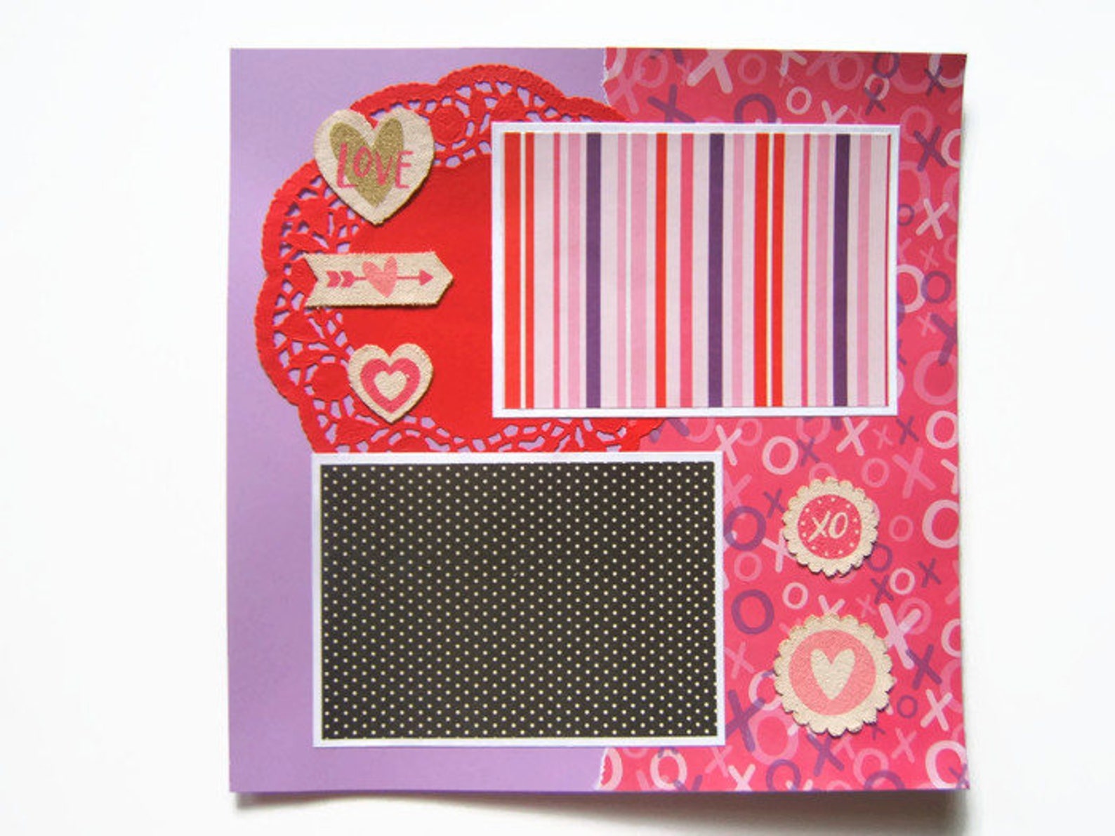 Valentine's Day Scrapbook Pages Valentine's Day - Etsy