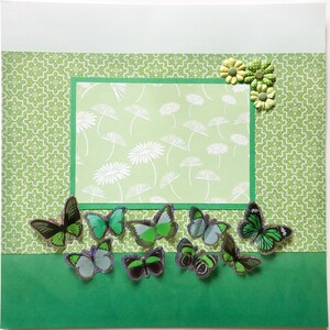 Butterfly Scrapbook Layouts - 12 by 12 Heritage Scrapbook Pages ...