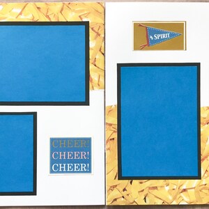 Cheer Scrapbook Layout Premade Cheerleading Layouts 12 by 12 Premade ...