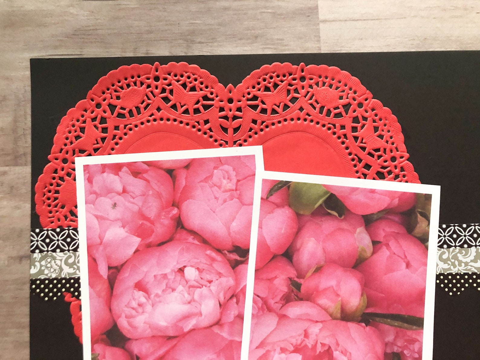 Valentine's Pages Valentine's Day Layout Valentine | Etsy