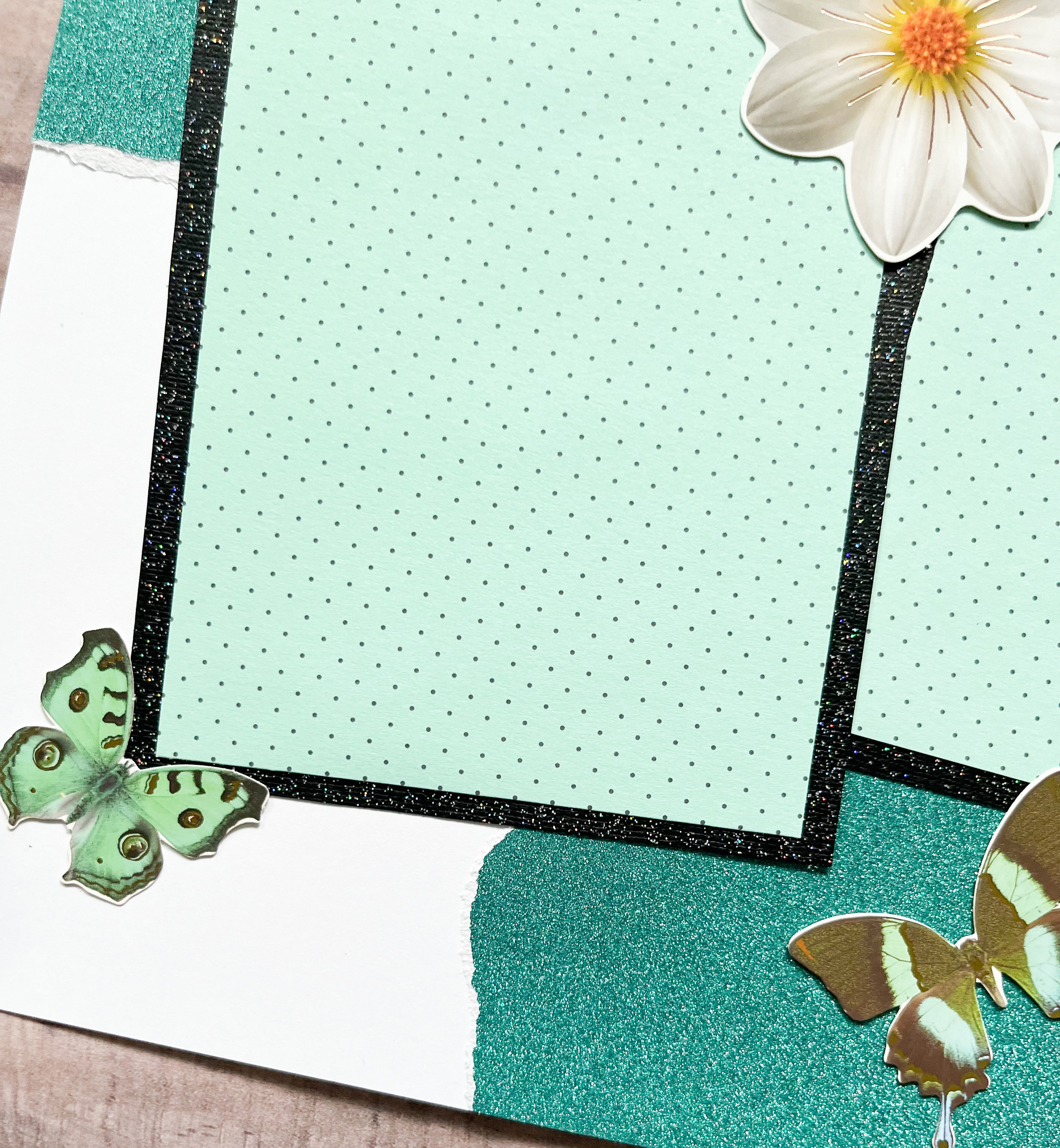 Butterfly Scrapbook Layouts - 12 by 12 Family Scrapbook Pages - Premade ...