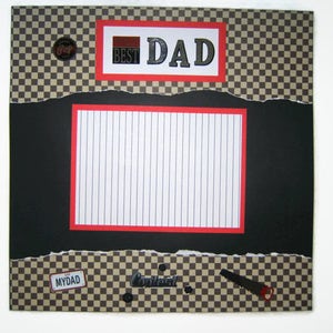 Dad Scrapbook Pages - Premade Dad Scrapbook Pages - Dad Scrapbook ...