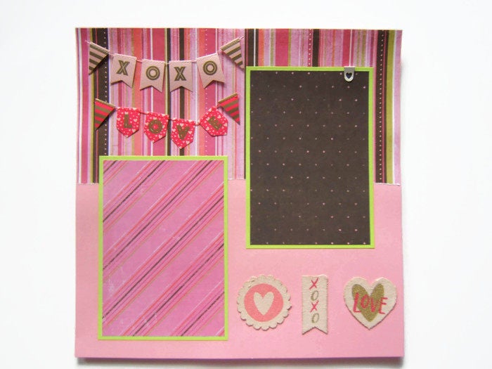 Valentine's Day Scrapbook Pages Valentine's Day - Etsy