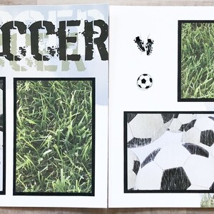 Soccer Scrapbook Album Soccer Photo Album 12 by 12 Premade | Etsy