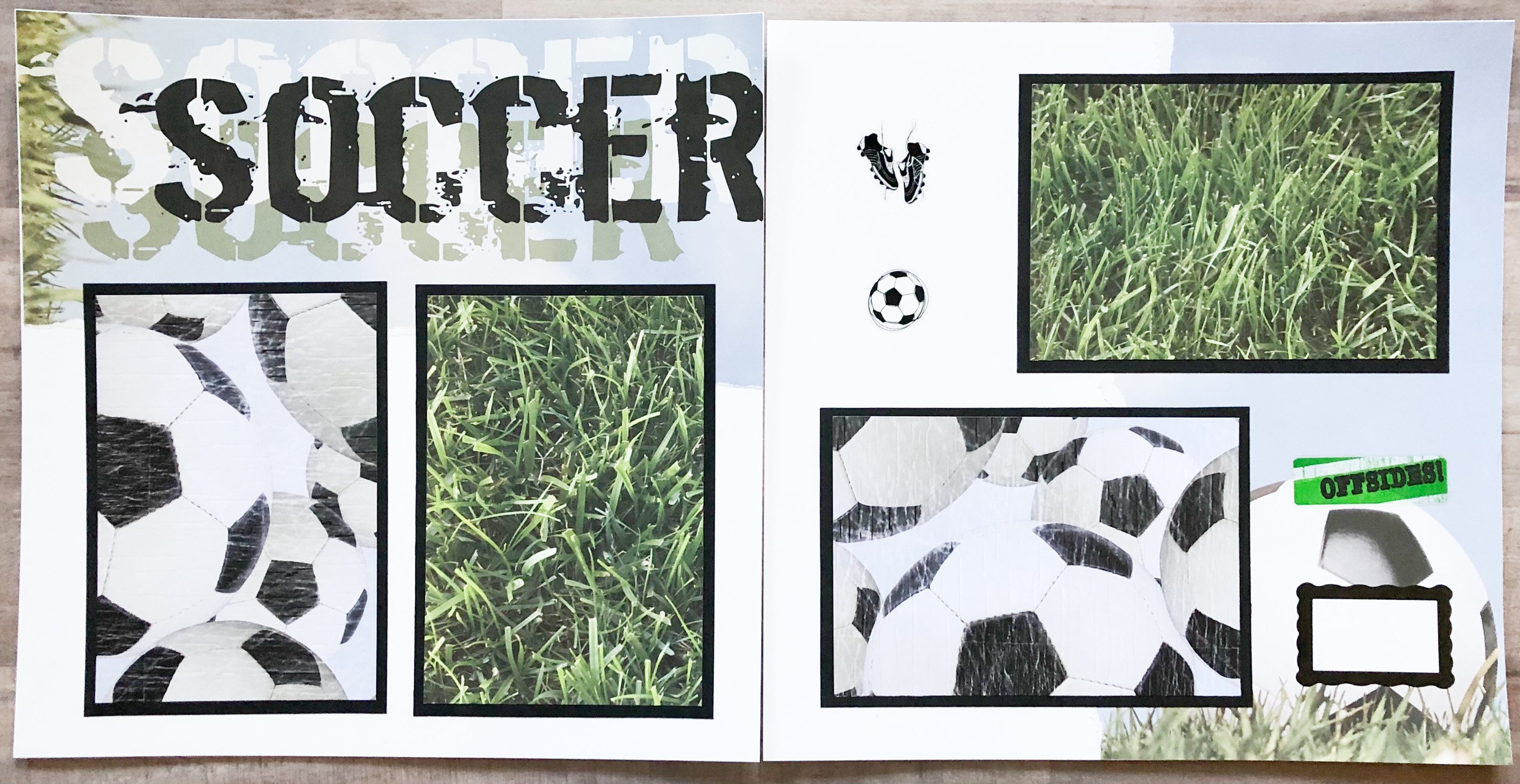 Soccer Scrapbook Album Soccer Photo Album 12 by 12 Premade - Etsy