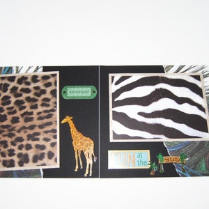 Zoo Scrapbook Album - Zoo Photo Album - Trip to the Zoo Album - Kids ...