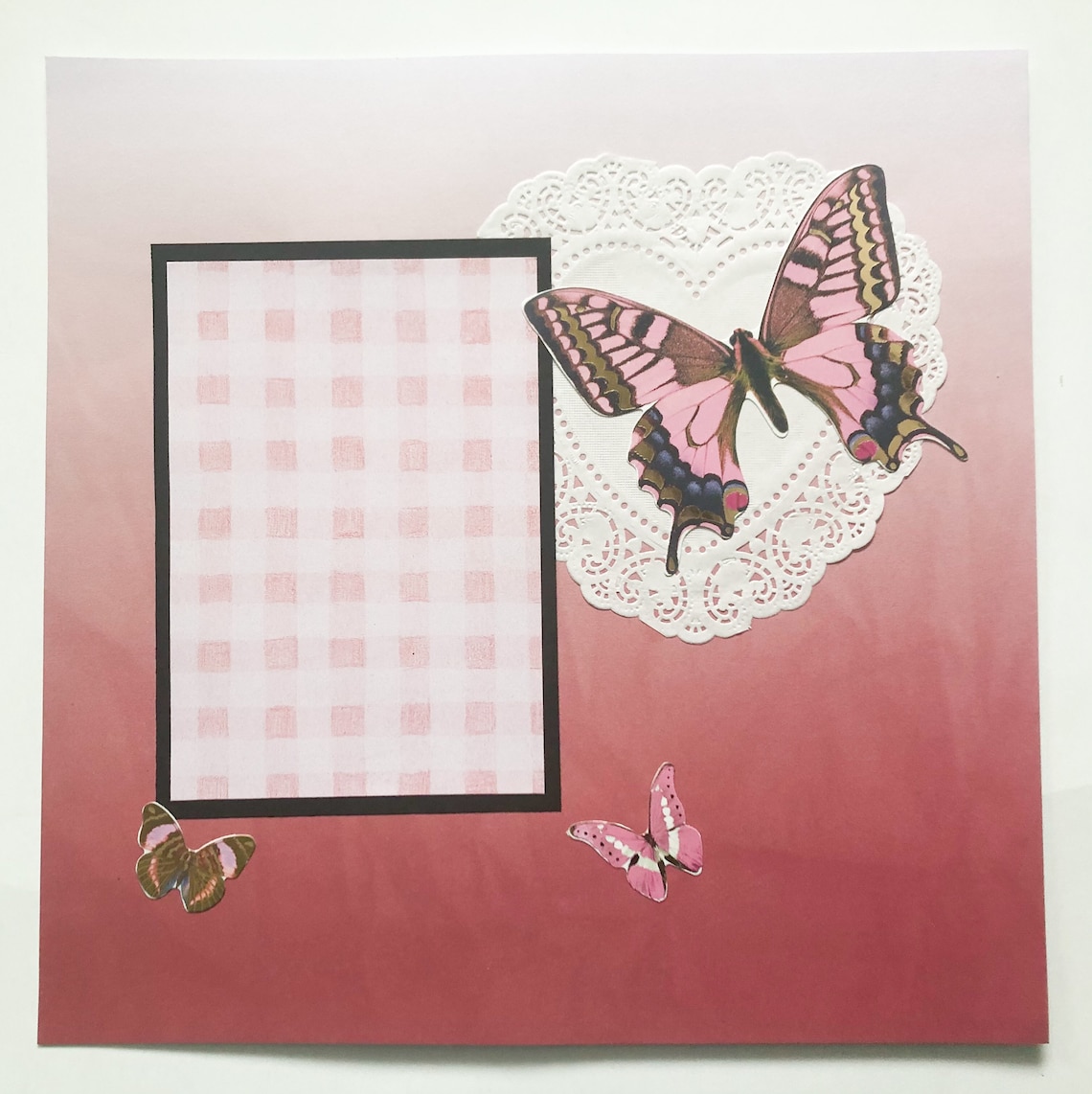 Premade Pink Family Scrapbook Pages Pink Scrapbook Layouts - Etsy