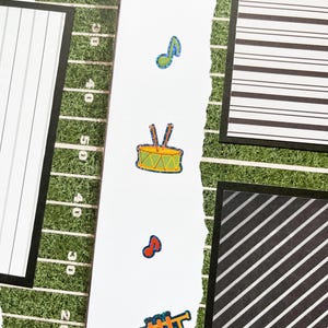 Marching Band Premade Scrapbook Layouts - Band Pages - Marching Band ...