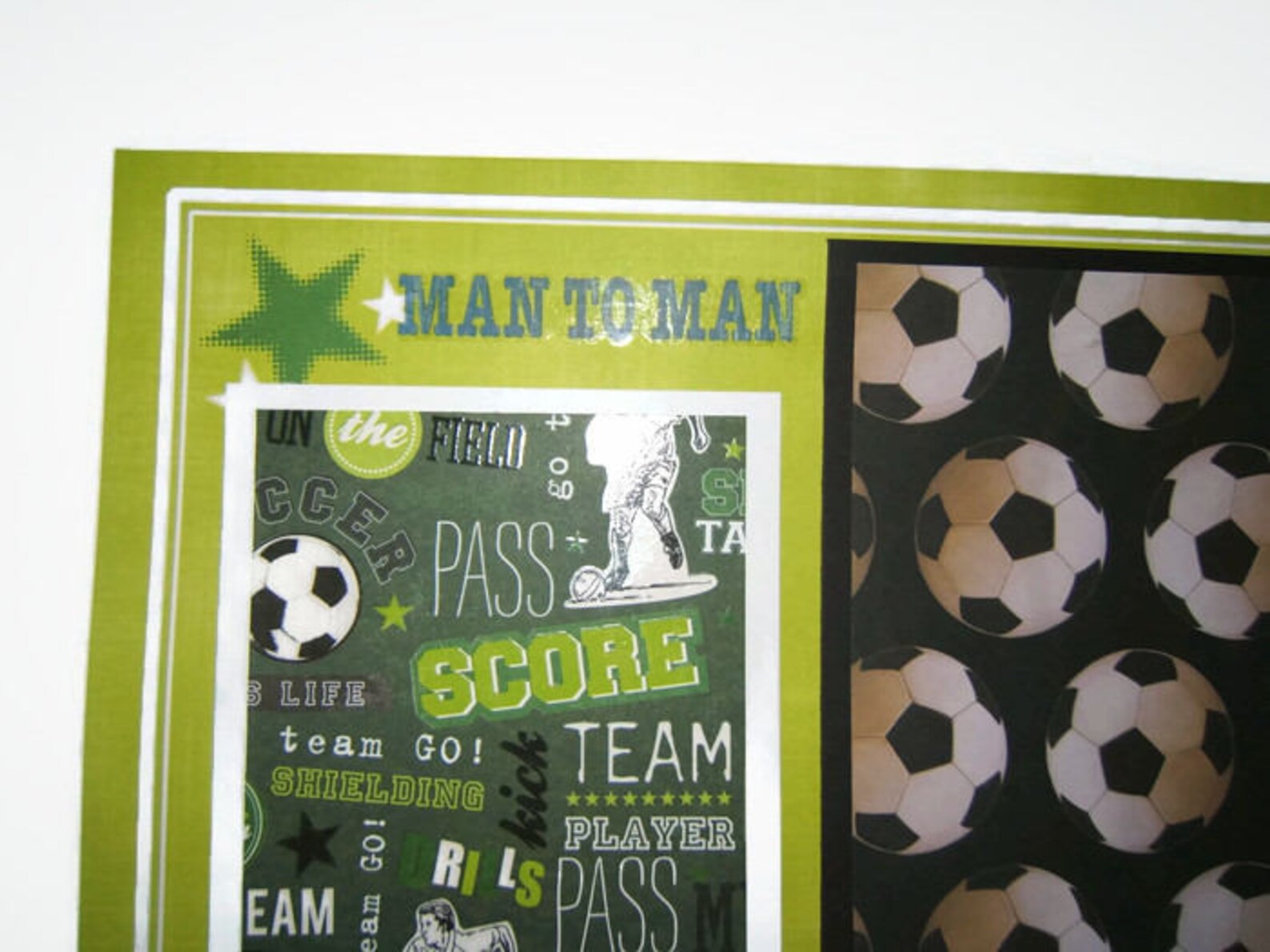 Soccer Pages Soccer Scrapbook Pages Premade Soccer Layouts | Etsy