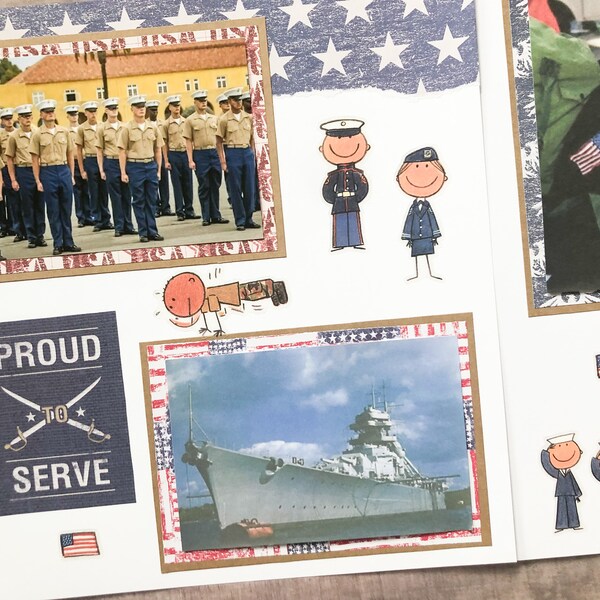 Military Scrapbook - Etsy