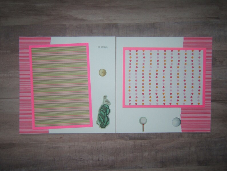 Premade Golf Scrapbook Album - Golf Photo Album - Golfer Gift Idea - Etsy