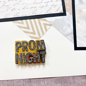 Prom Scrapbook Layouts - Premade Prom Scrapbook Pages - School Dance ...