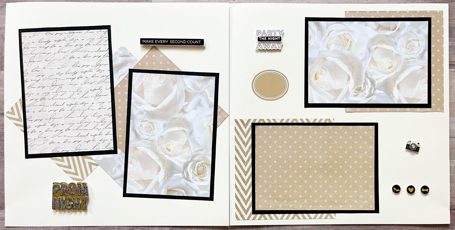 Prom Scrapbook Layouts Premade Prom Scrapbook Pages School Dance ...