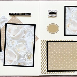 Prom Scrapbook Layouts - Premade Prom Scrapbook Pages - School Dance ...