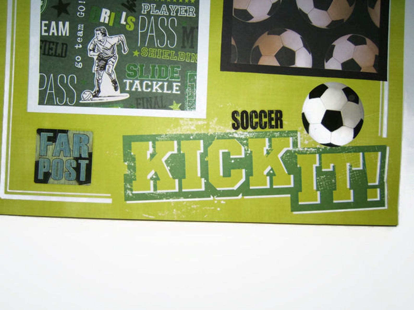 Soccer Pages Soccer Scrapbook Pages Premade Soccer Layouts | Etsy