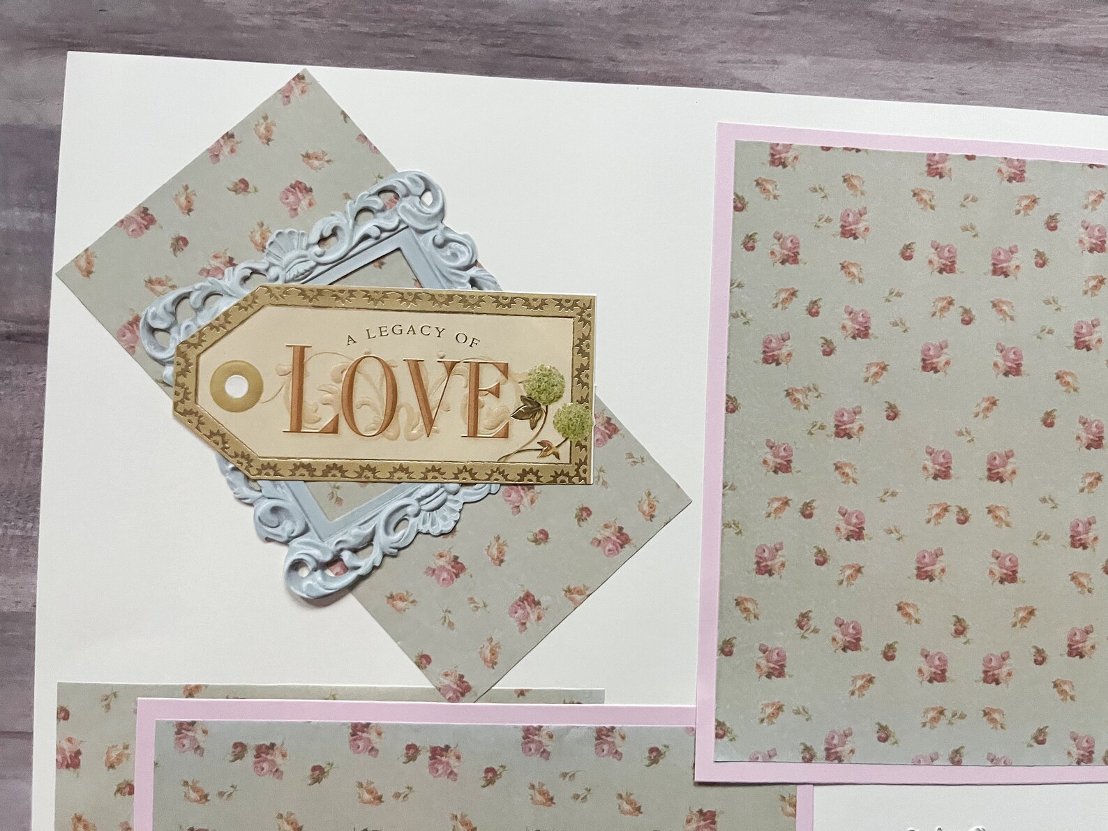 Family Scrapbook Layouts - Premade Family Scrapbook Pages - Family ...