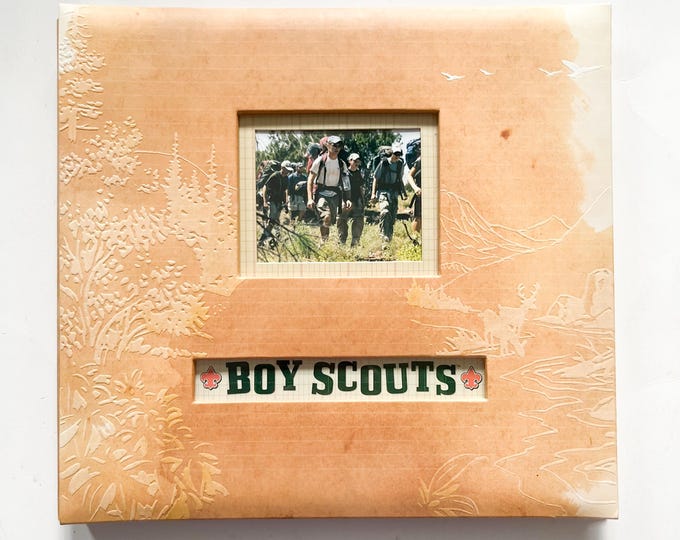 Boy Scout Scrapbook Album - Cub Scout Album - Venturing Scrapbook ...