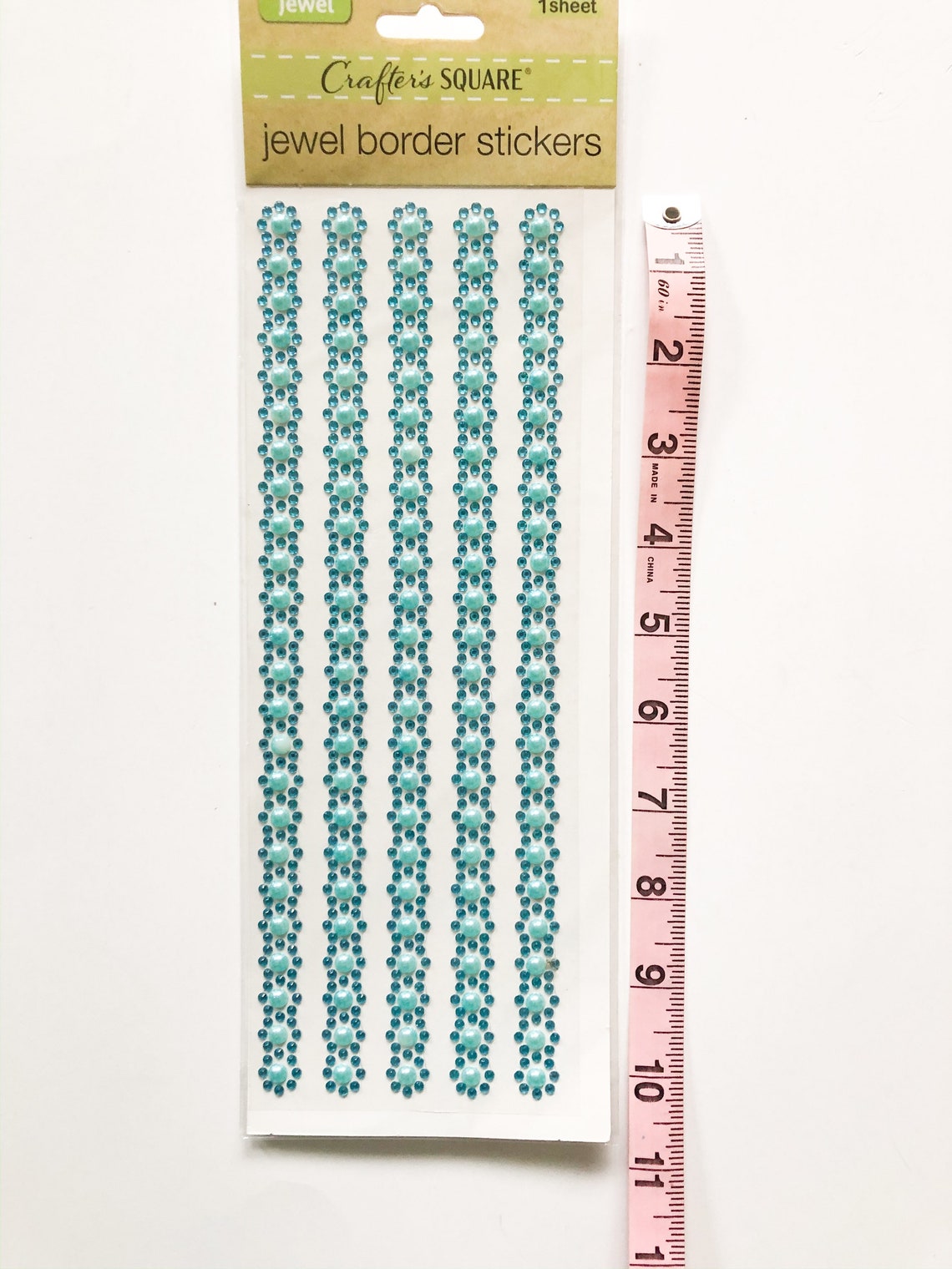 Jewel Border Stickers Blue Jewel Stickers Jewel Embellishments Card ...