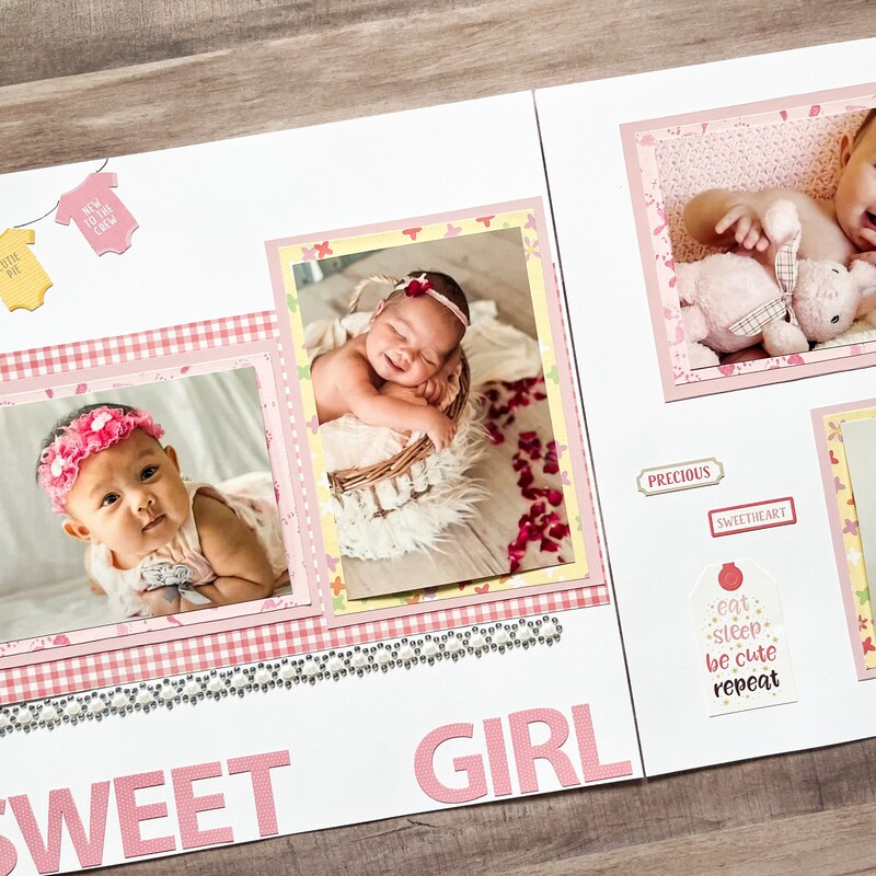 Girl Scrapbook Pages - Etsy