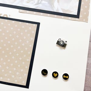 Prom Scrapbook Layouts - Premade Prom Scrapbook Pages - School Dance ...