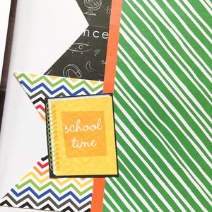 Fourth Grade Scrapbook Pages - Back to School Layout - Premade Fourth ...
