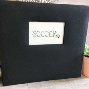 Soccer Scrapbook Album Soccer Photo Album 12 by 12 Premade | Etsy
