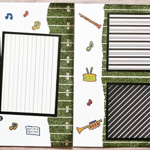 Marching Band Premade Scrapbook Layouts - Band Pages - Marching Band ...