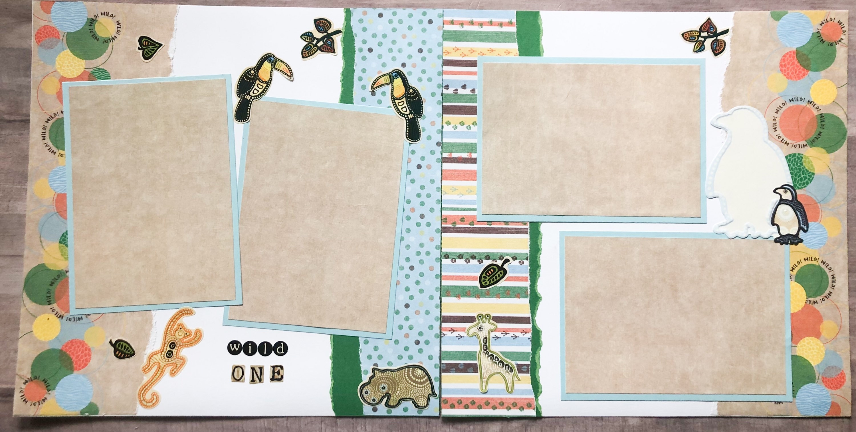 Premade Zoo Scrapbook Pages Zoo Scrapbook Layouts Premade - Etsy