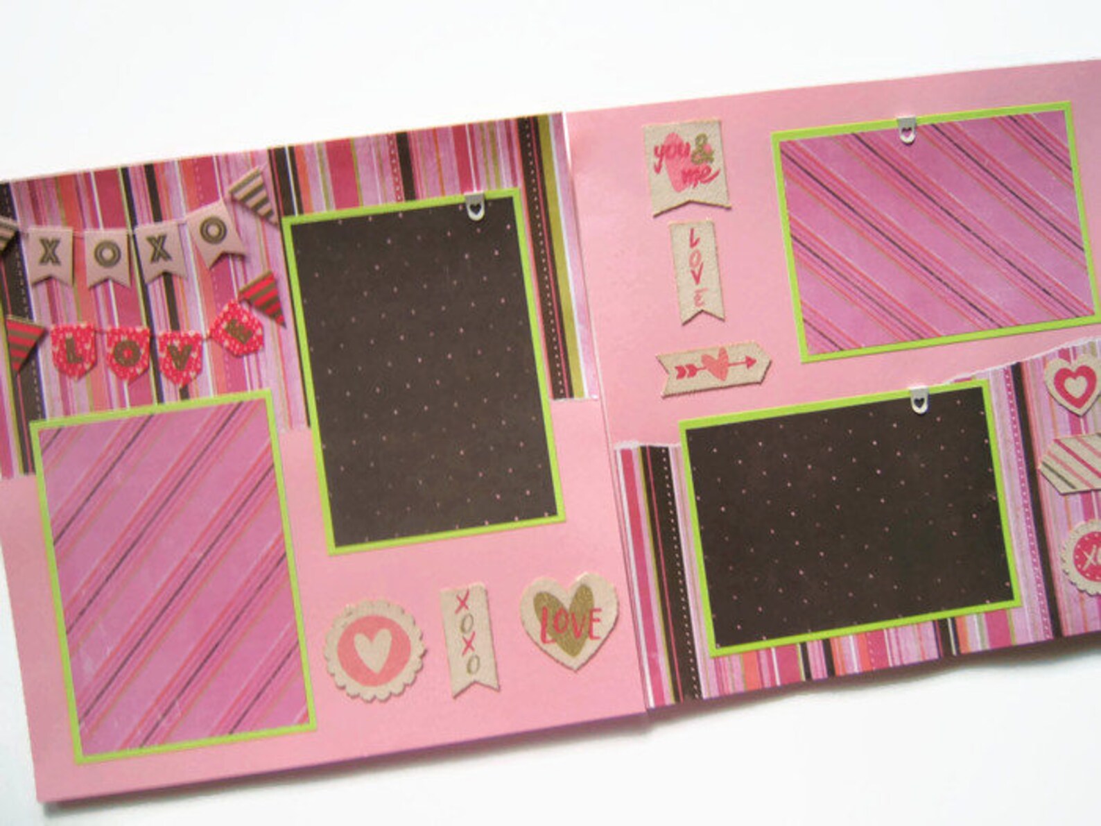 Valentine's Day Scrapbook Pages Valentine's Day - Etsy