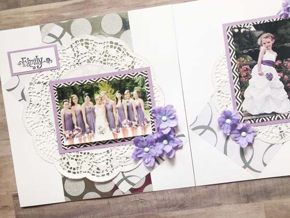 Wedding Scrapbook Layouts