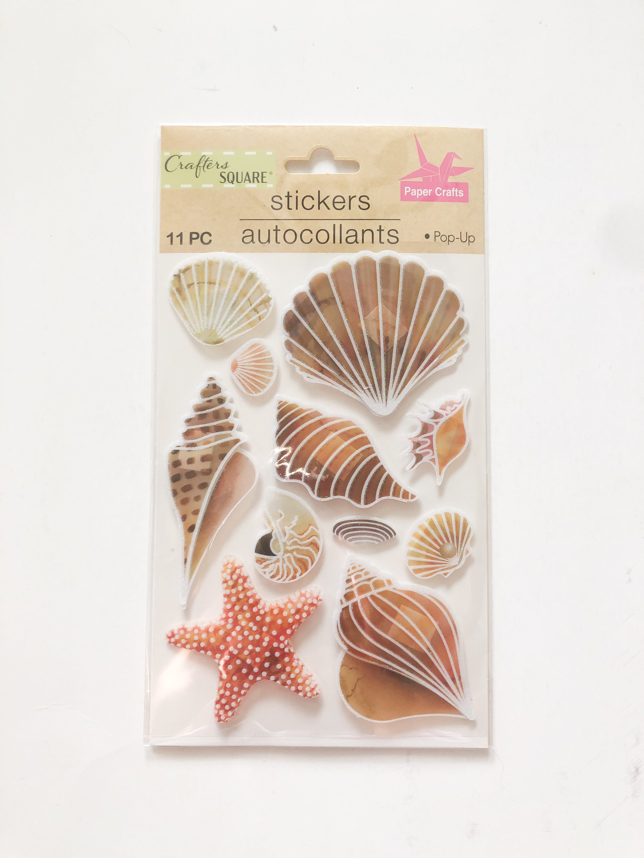 Seashell Stickers Scrapbooking Supplies Seashell - Etsy