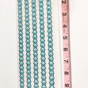 Jewel Border Stickers - Blue Jewel Stickers - Jewel Embellishments ...