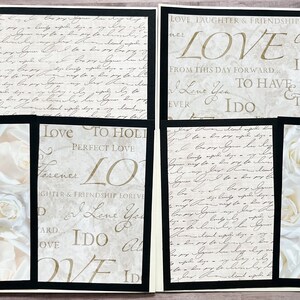 Neutral Wedding Scrapbook Pages Wedding Scrapbook Layouts Wedding ...