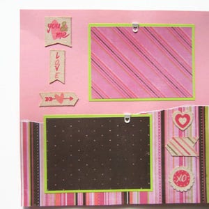Valentine's Day Scrapbook Pages Valentine's Day Layout Valentine Pages ...