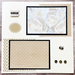 Prom Scrapbook Layouts - Premade Prom Scrapbook Pages - School Dance ...