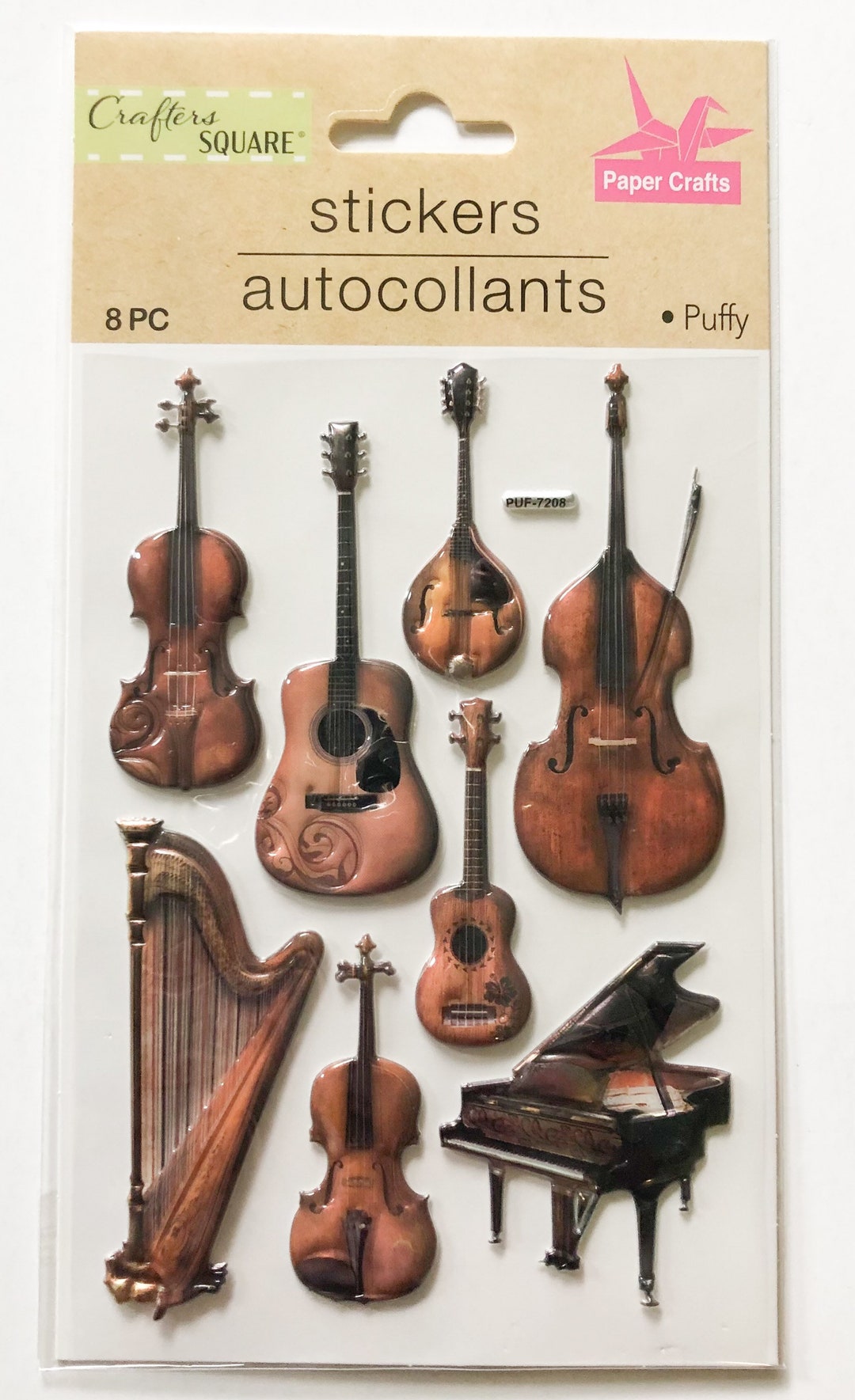 Music Stickers - Scrapbooking Supplies - Instrument Embellishments ...
