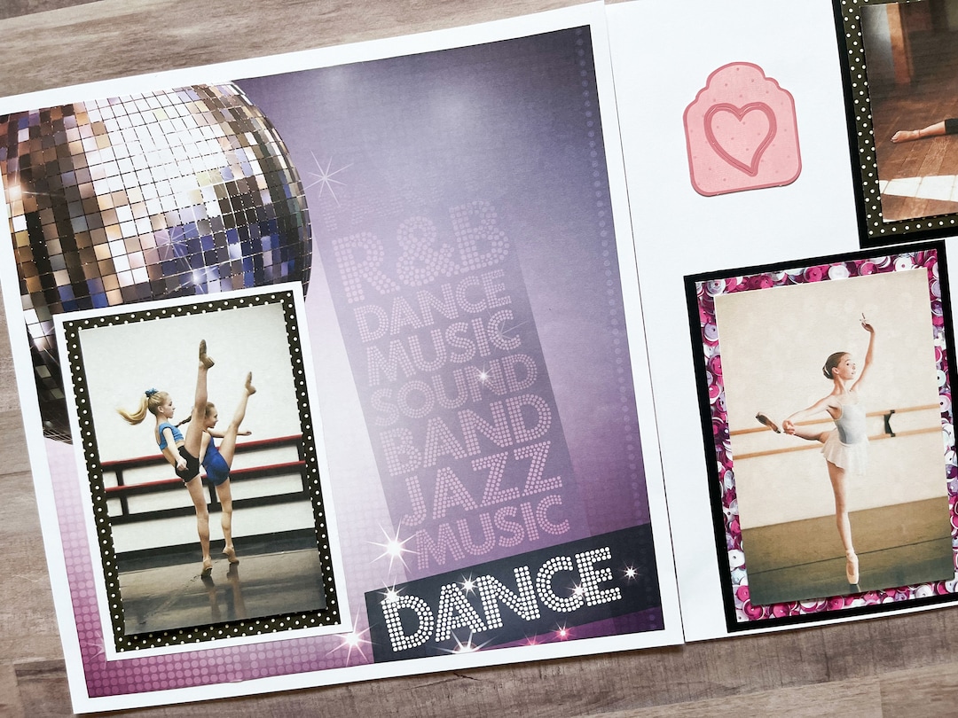 Dance Pages - Dance Mom - Dance Scrapbook Pages - Dance Layout - Dance ...