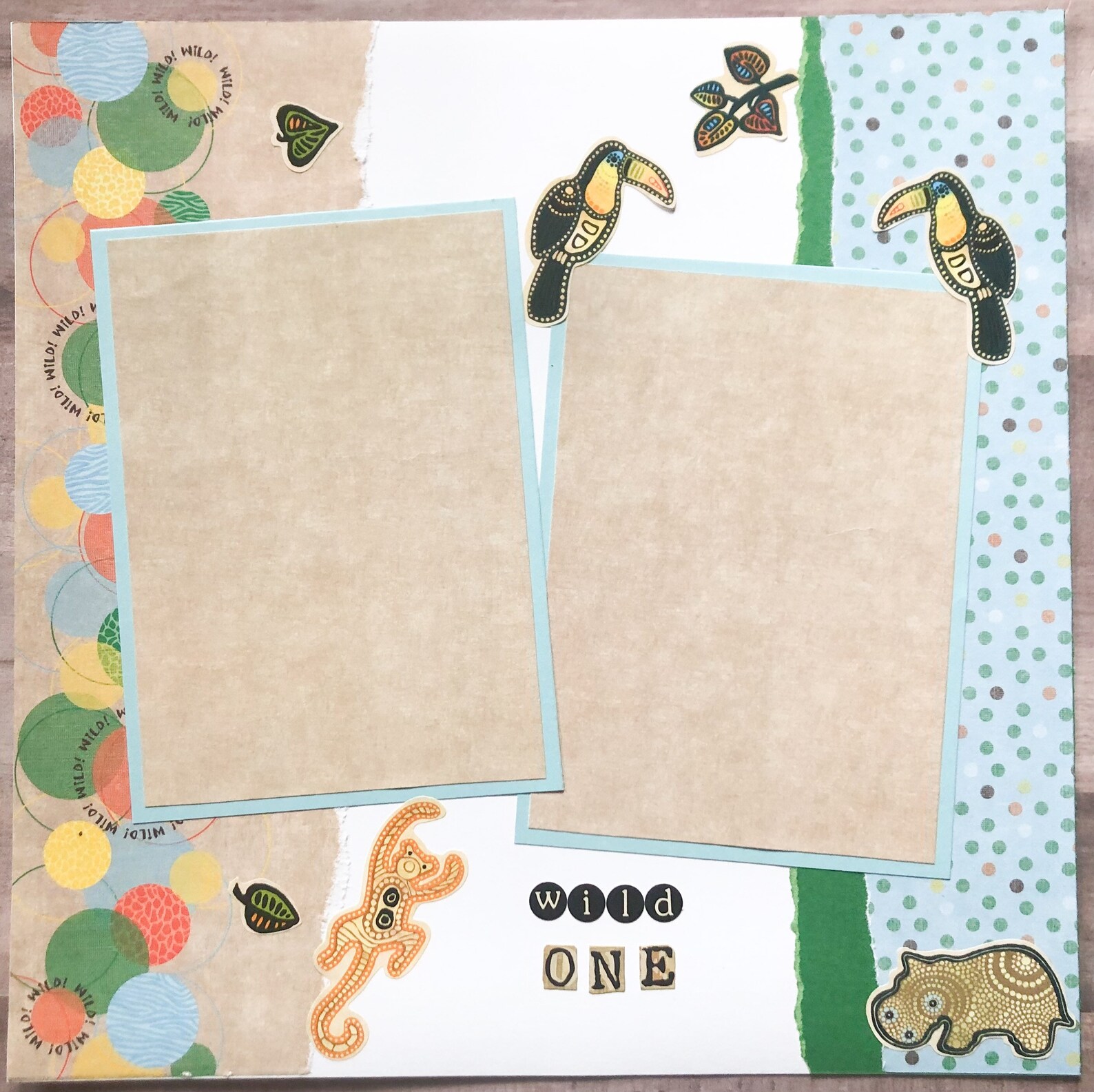 Premade Zoo Scrapbook Pages Zoo Scrapbook Layouts Premade - Etsy