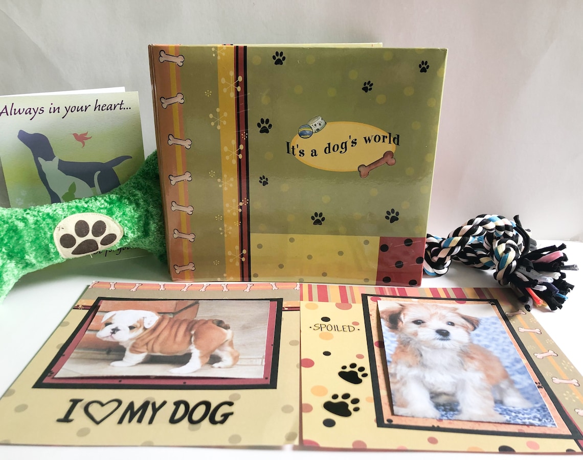 Premade Dog Scrapbook Album Pet Photo Album Dog Lover Gift - Etsy UK